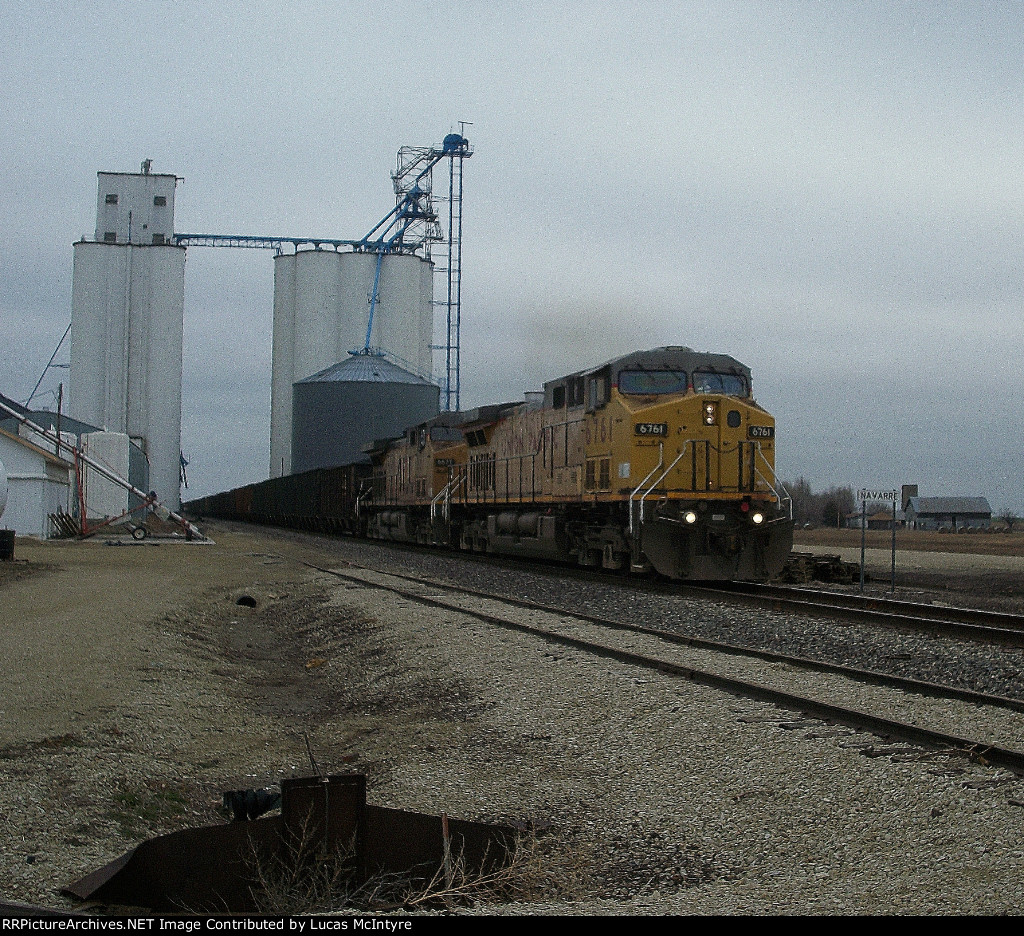 UP 6761 eastbound UP loaded coal train